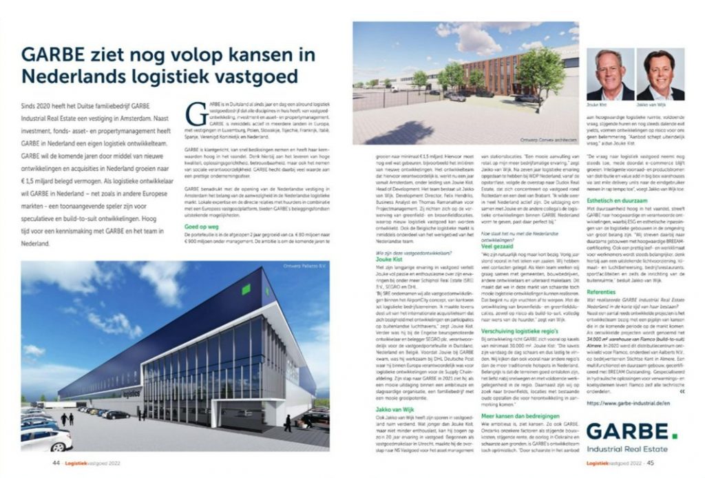 Home - GARBE Industrial Real Estate Netherlands